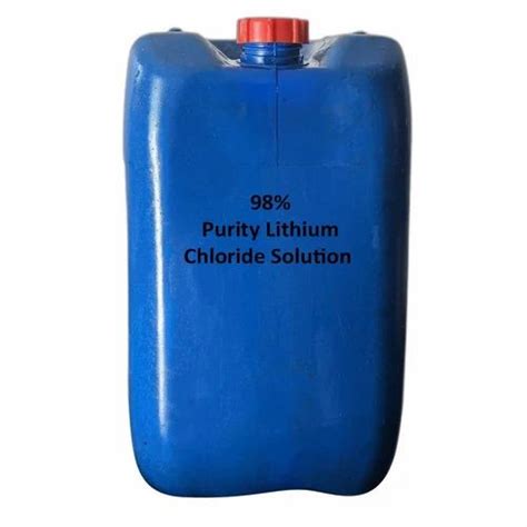 98 Purity Lithium Chloride Solution 25 L Can At ₹ 2500 Can In