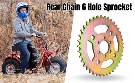 40t High Torque Rear Chain 6 Hole Sprocket 40 41 420