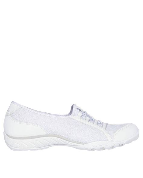 Shop Skechers Relaxed Fit Breathe Easy In White Skechers Au