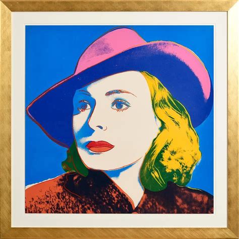 Lot 26 With Hat From Ingrid Bergman 1983 By Andy Warhol Morgan