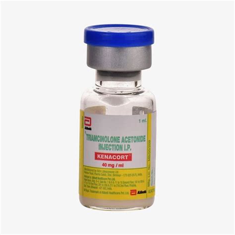 Kenacort Triamcinolone Injections Dose 31mg 40mg Packaging Size