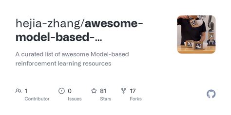 GitHub Hejia Zhang Awesome Model Based Reinforcement Learning A Curated List Of Awesome Model