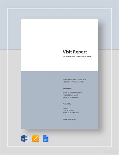 Free Visit Report Templates To Edit Online And Print