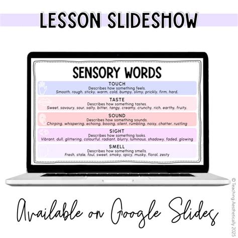 Descriptive Writing Activities Lesson Slideshow Group Activity