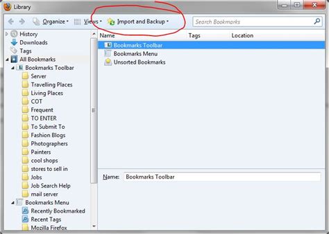 Import Bookmarks Firefox Xolerexpress
