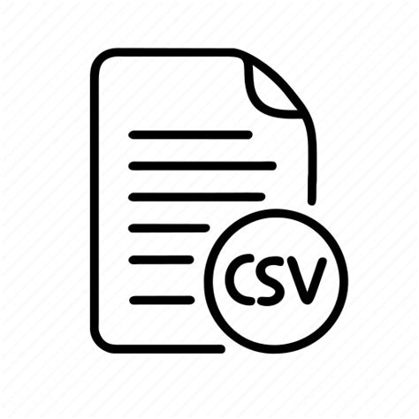 Csv Csvfile Table Icon Download On Iconfinder