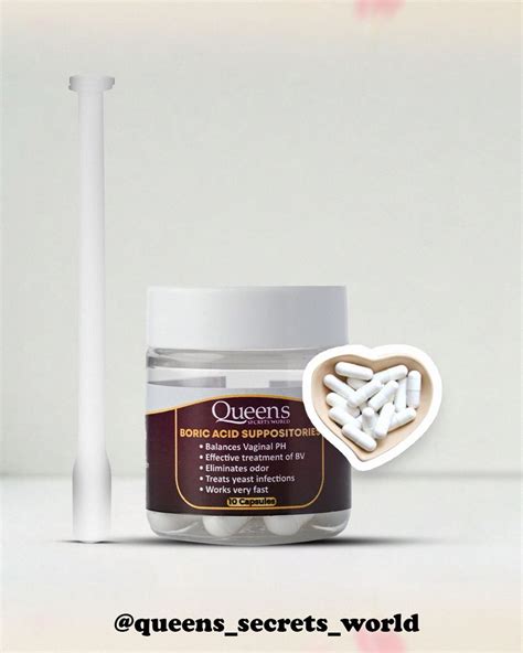 Boric Acid Suppositories Queen Secrets