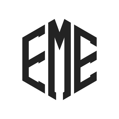 Premium Vector Eme Logo Design Initial Letter Eme Monogram Logo Using