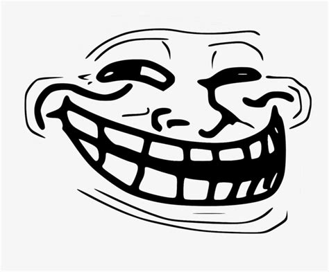 Trollface Aim Right Troll Face Pumpkin Stencil Png Image