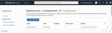 Using Oracle Cloud Infrastructure Oci Command Line Interface Cli With Oci Goldengate