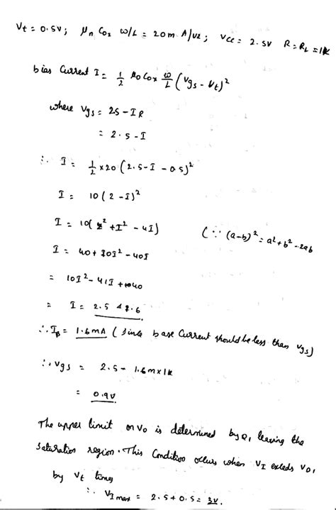 solved 12 2 a source follower circuit using nmos transistors is 1 answer transtutors