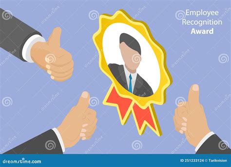3d Isometric Flat Vector Conceptual Illustration Of Employee