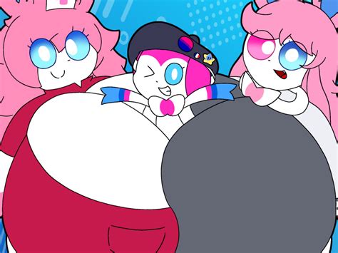 Rule 34 3girls Anthro Between Breasts Blue Eyes Breasts Bigger Than