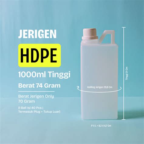 Jual Jerigen 1000ml Jerigen 1 Liter Jerigen Madu Shopee Indonesia