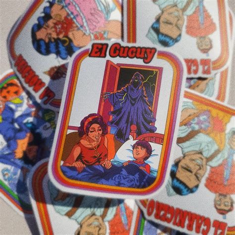 El Cucuy Sticker Loquita Bath