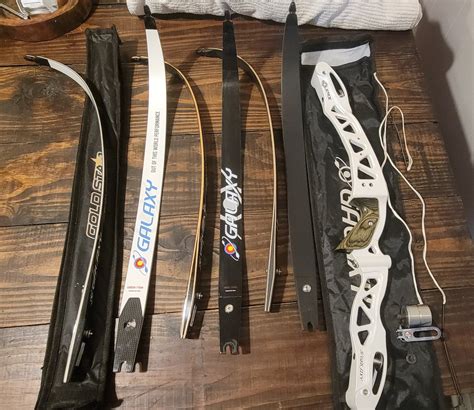 Galaxy Solstice 25 Olympic Barebow Riser 3 Sets Of Ilf Limbs And