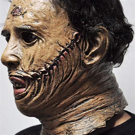 Texas Chainsaw Massacre Leatherface Masks Latex Scary Movie Halloween Cosplay Costume Party