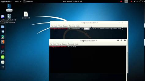 How To Crack Password Zip File In Kali Linux Sana 2016 Youtube