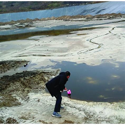 Picture Of The Sampling Of Naturally Accumulated Water From Field Fgd Download Scientific