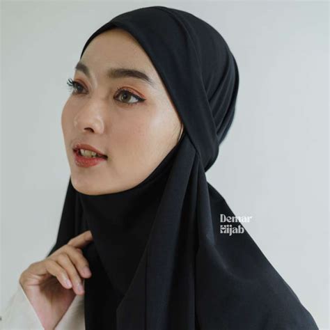 Jual Demar Hijab Aisha French Khimar Syari Instan Jersey Super