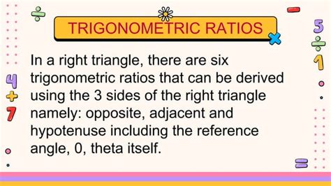 Trigonometric Ratios Of Special Anglespptx