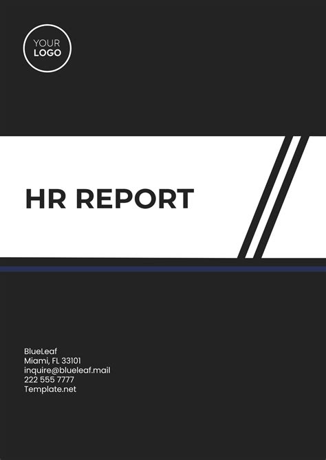 Free Hr Quarterly Report Template To Edit Online