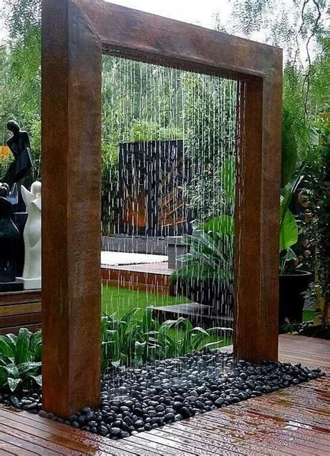 Diy Rain Shower Fountain For Your Backyard
