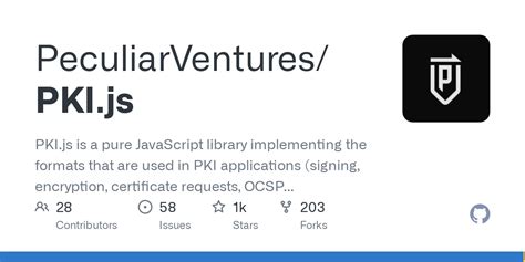 Github Peculiarventurespkijs Pkijs Is A Pure Javascript Library Implementing The Formats