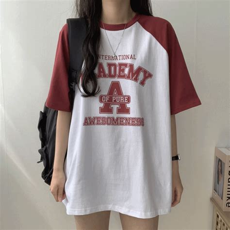 ⚡ 오버핏4컬러 핏 예쁜 여름 꾸안꾸 아카데미 나그랑 오버핏 반팔티 에이블리