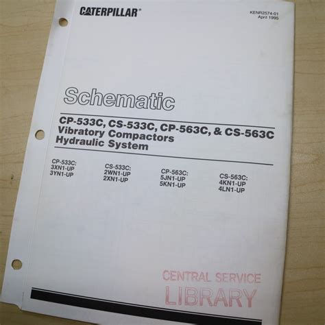 Caterpillar Cs Cp 533c 563c 573c 583c Hydraulic System Schematic