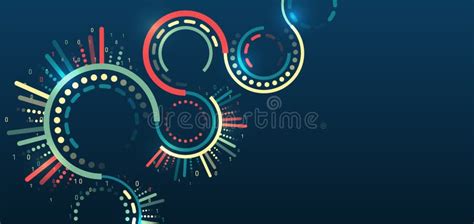 Sorting A Large Amount Of Data On A Dark Background Big Data