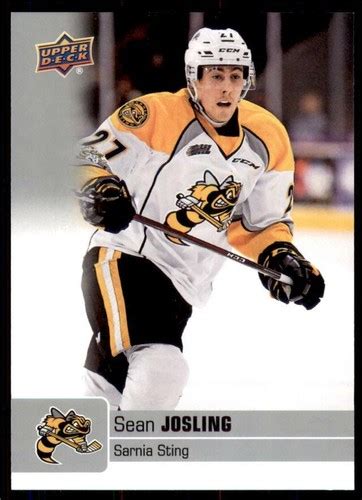 2019 20 Ud Chl Base Set 251 Sean Josling Sarnia Sting Ebay