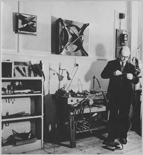 Photograph Associated With The Exhibition Gabo Pevsner Portrait Of