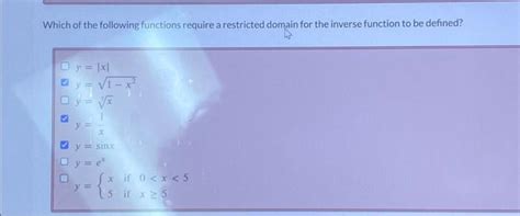 solved which of the following functions require a restricted