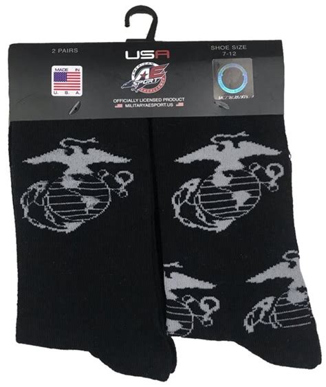 Ae Sport Mens Us Marine Corps Dress Socks 2 Pack Discounts For Veterans Va Employees And