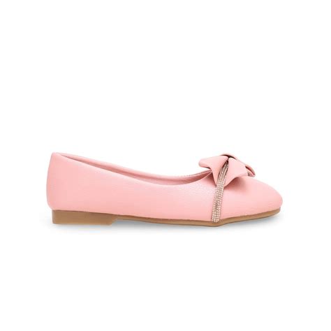 Girls Pink Formal Pumps Kd0969