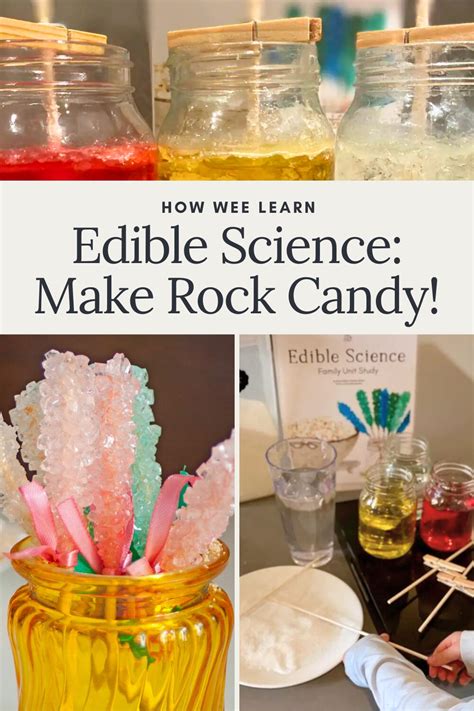 How To Make Rock Candy Edible Science How Wee Learn
