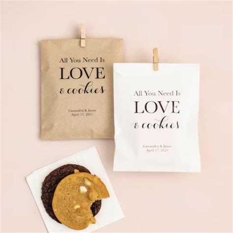 Custom Cookie Bags Personalized Cookie Packaging Bags