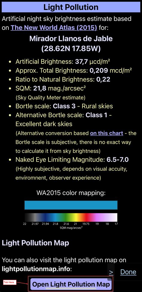 Light Pollution Maps