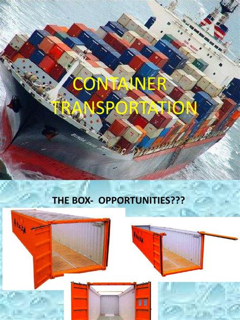 Container Shipping Pdf Containerization Cargo