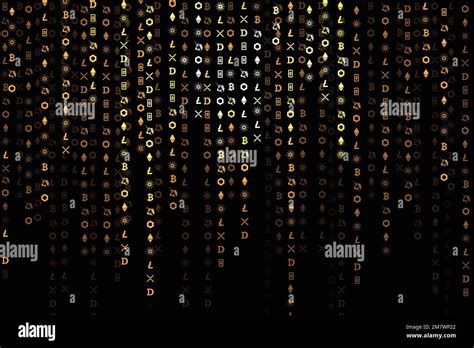 Cryptocurrency Coding Digital Background Vector Open Source Blockchain