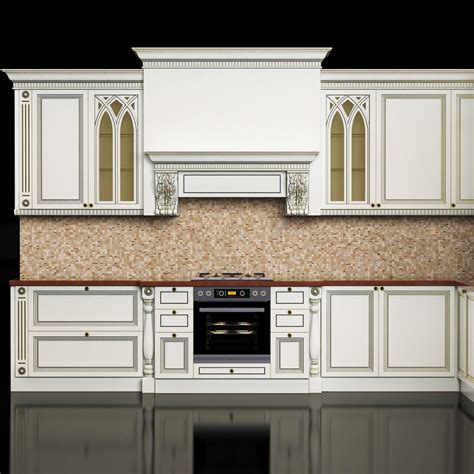 Classic Kitchen 3d Model Cgtrader