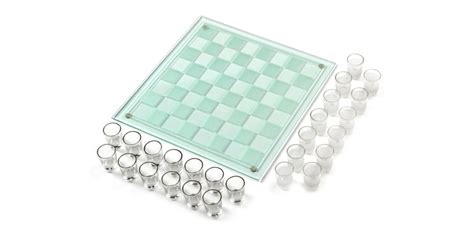 Checkers Shot Glass Game Set