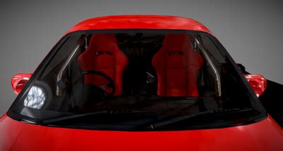 尼桑日产silvia S15跑车汽车内饰模型 赛车 跑车模型库 Blender Blend 模型下载 Cg模型网