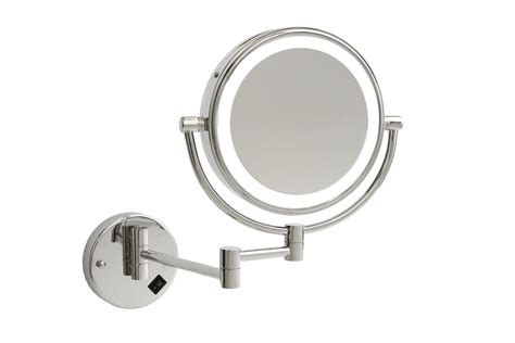 Ablaze Round Magnification Mirror With Light Mirror Space Australia