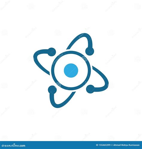 Structure Atom Logo Vector 155465401