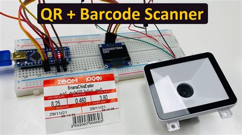 Barcode Qr Code Reader Using Arduino And Qr Scanner Module Youtube