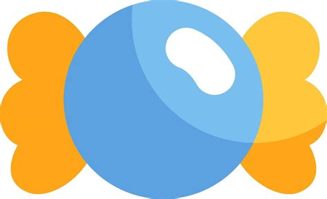 Dulces Infantiles Ilustración Vector Sobre Fondo Blanco 13845005