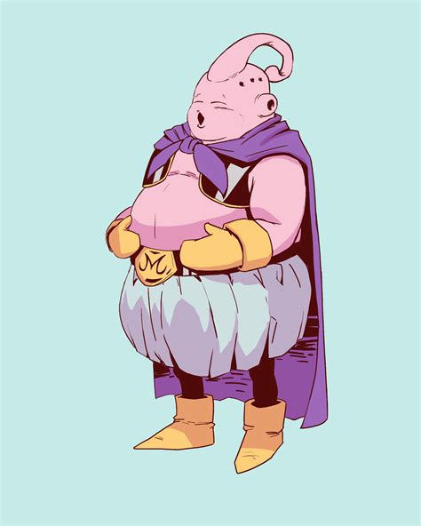 Fat Buu Fanart By Me R Dbz