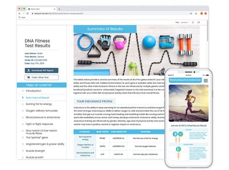 Dna Fitness Test Genebase